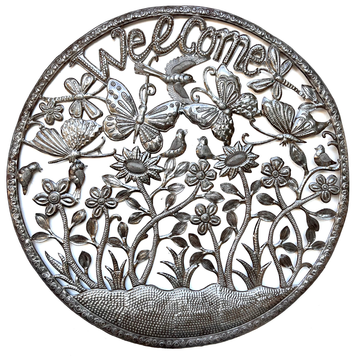 Jumbo- Welcome Butterfly, Flowers – Papillon Wholesale