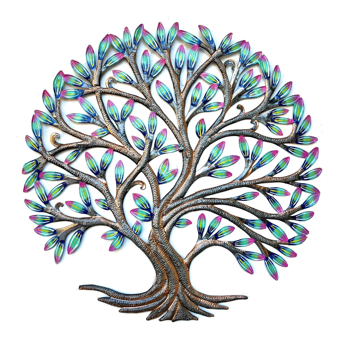 Jeff- Leaf Tree Metal Art – Papillon Wholesale