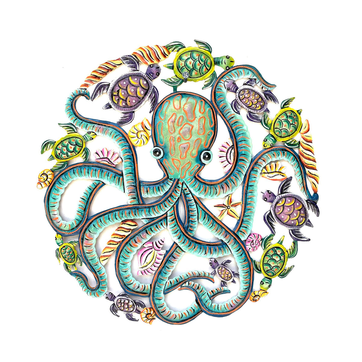 Round Octopus With Turtles – Papillon Wholesale
