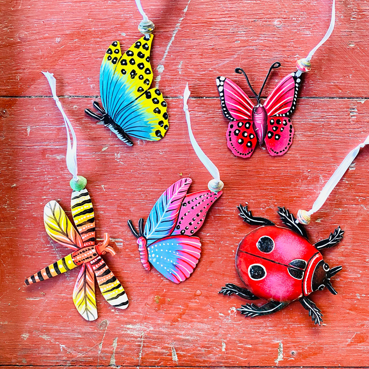 Insect Ornaments (Set of 5 Assorted) – Papillon Wholesale